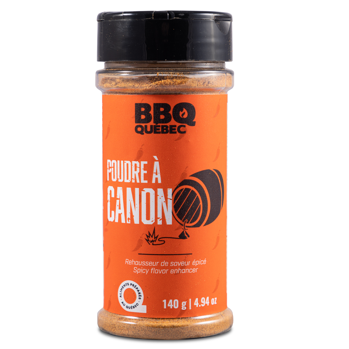 Épices BBQ 140 gr, La poudre à Canon, BBQ Québec — Boutique de la Balayeuse